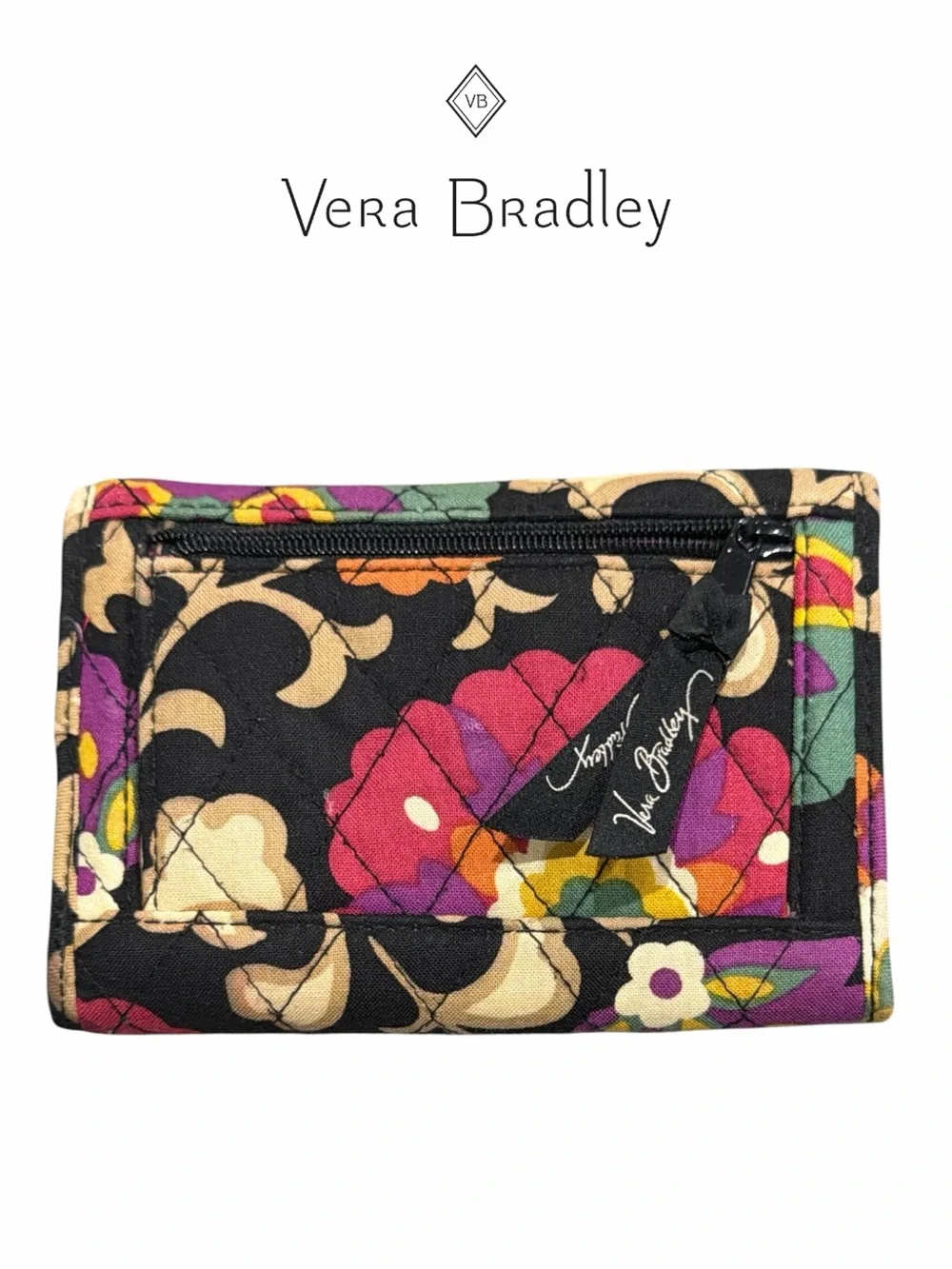 Vera Bradley | Bags | Vera Bradley Retired Suzani Trifold Wallet | Poshmark